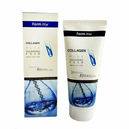 Farmstay Collagen pure cleansing foam