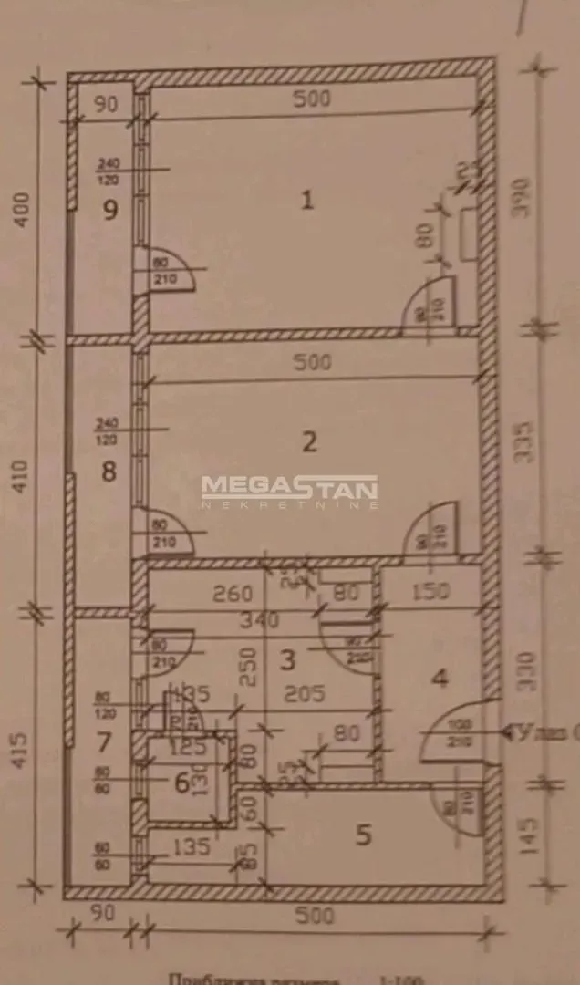 Prodaja, trosoban stan, 70m2, Centar, Ćuprija