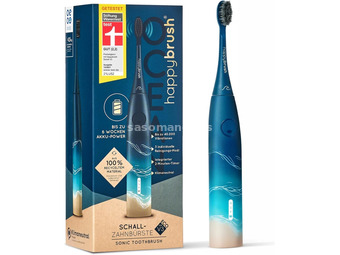 HAPPYBRUSH Schall Eco Vibe 3 electric toothbrush blue pattern