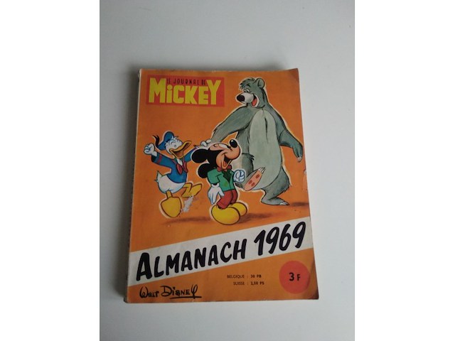 ALMANACH 1969 walt disney