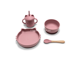 Lorelli set za hranjenje Natural pink Lorelli