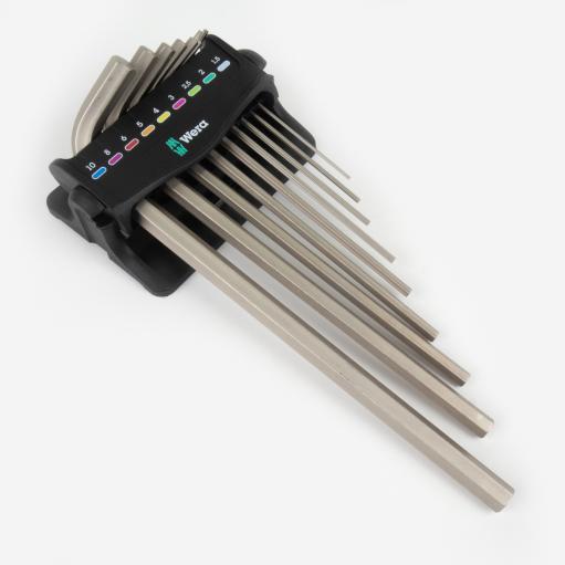 Wera 136609 set imbus ključeva na stalku, 10 delova, 1.5-10mm