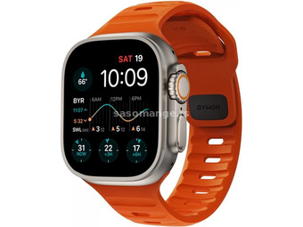 NOMAD Sport belt Apple Watch Ultra (49mm) 8/7 (45mm)/6/SE/5/4 (44mm)/3/2/1 (42mm) M/L orange