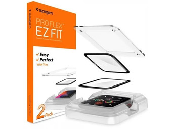 SPIGEN ProFlex Ez Fit screen protector foil Apple Watch Series SE (44mm) black 2db