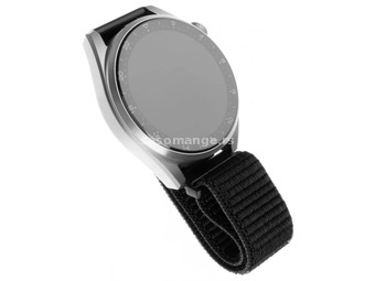 FIXED Elastic Nylon Strap for Smart Watch 20mm black