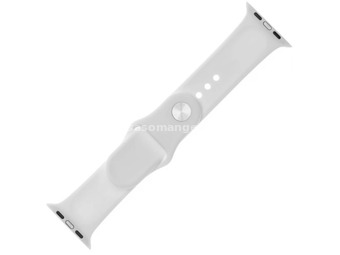 FIXED Elastic Silicone Strap for Apple Watch 42/44/45 mm white