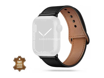 TECH-PROTECT Leatherfit Apple Watch real Skin watch strap 42/44/45/49 mm black