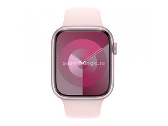 APPLE Pametni sat S9 GPS 45mm Pink Alu Case w Light Pink Sport Band S/M