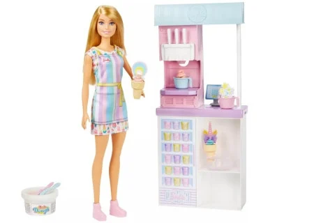 BARBIE POSLASTIČARNICA NAPRAVI SLADOLED 5863