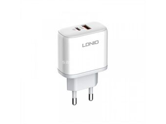 LDNIO Kućni punjač sa USB-C na USB-C kablom 45W A2526C