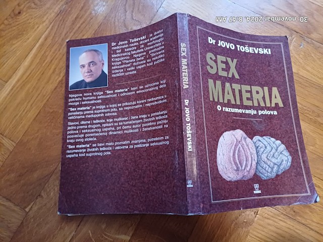 JOVO TOŠEVSKI, SEX MATERIA