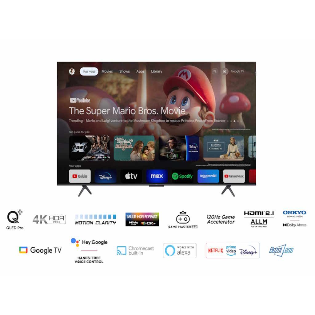 Televizor TCL 55C655/QLED/55"/4K HDR PRO/Google TV