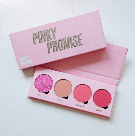 Paleta rumenila MAKEUP OBSESSION Pinky Promise 10g