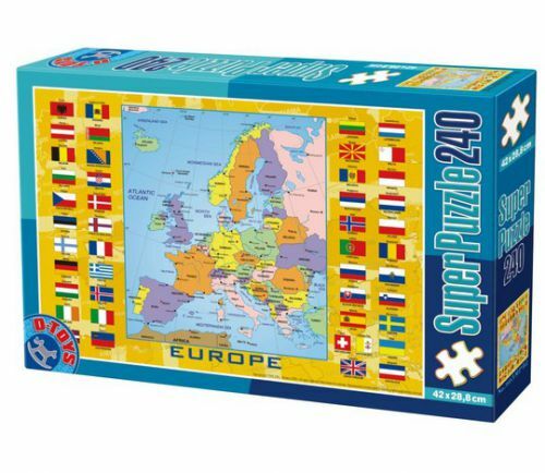 SUPER PUZZLE 240PCS MAPS 02