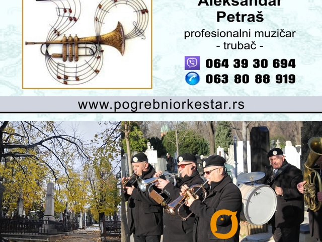 Trubači pogrebni orkestar pleh muzika za sahrane Srbija