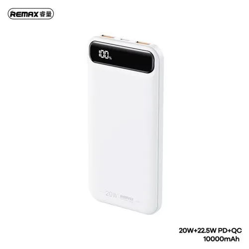 Power Bank prenosiva baterija Remax Bole Series RPP-520 PD20W+QC22.5W Fast Charging 10000mAh beli