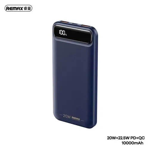 Power Bank prenosiva baterija Remax Bole Series RPP-520 PD20W+QC22.5W Fast Charging 10000mAh plavi