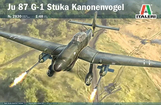 ITALERI 1/48 Ju 87 G-1 Stuka Kanonenvogel