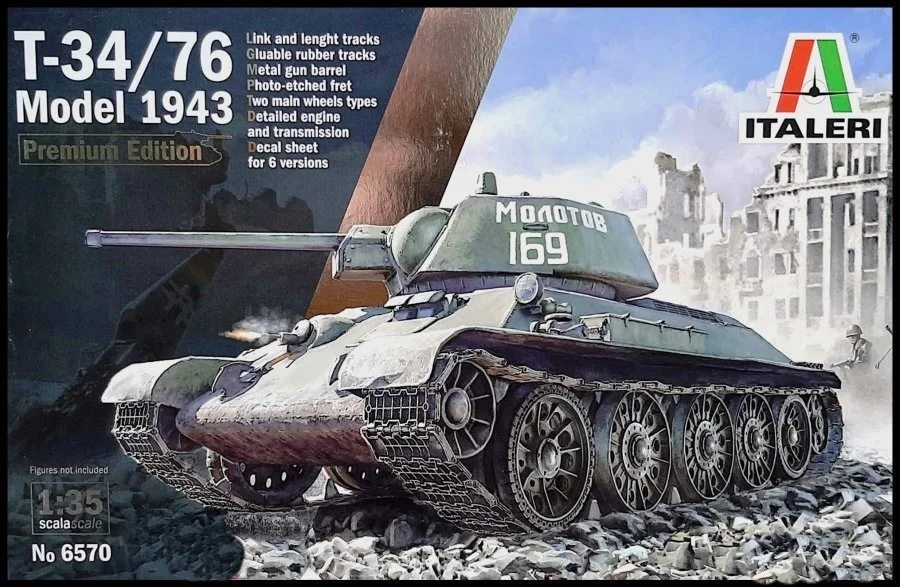 ITALERI 1/35 T-34/76 mod. 1943 Early Version (Premium Edition)