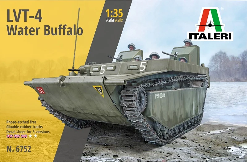 ITALERI 1/35 LVT-4 Water Buffalo (ETO)