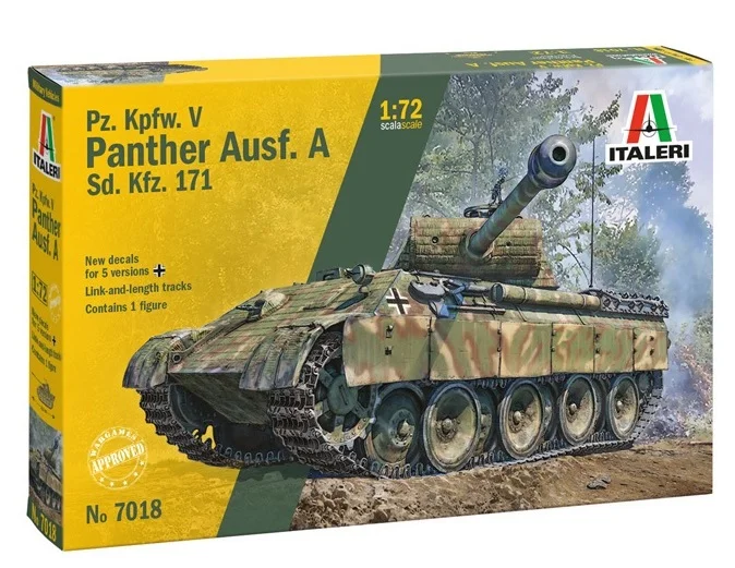 ITALERI 1/72 Sd.Kfz. 171 Pz.Kpfw. V Panther Ausf. A