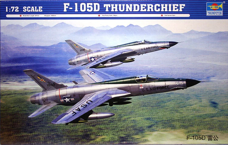 TRUMPETER 1/72 F-105D Thunderchief