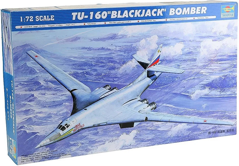 TRUMPETER 1/72 TU-160 Blackjack Bomber