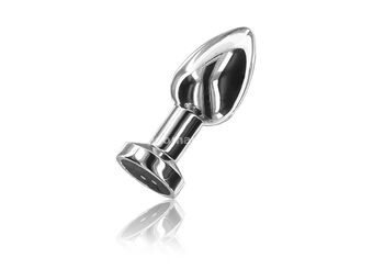 Metalni analni dildo sa vibracijom Vibrating Metal Buttplug M