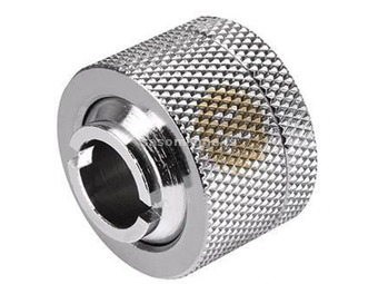 THERMALTAKE Pacific 1/2" ID x 5/8" OD Compression tube connection adapter chrome