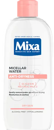 Mixa
ANTI-DRYNESS micelarna voda za lice za suvu i osetljivu kožu, 400 ml