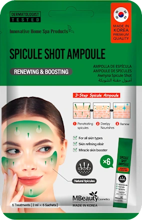 MBeauty
SPICULE SHOT ampule 6x2ml, 12 ml