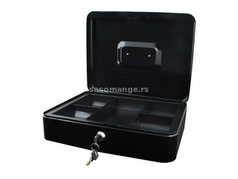 OEM MALATEC metal key cash box 30 x 24 x 9cm black