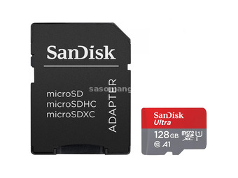 SANDISK Ultra 128GB MicroSDXC 10 MB/s SDSQUAB-128G-GN6IA