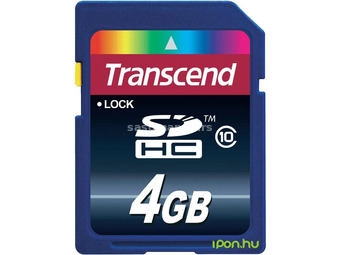 TRANSCEND Premium 4GB SDHC 10 MB/s TS4GSDHC10