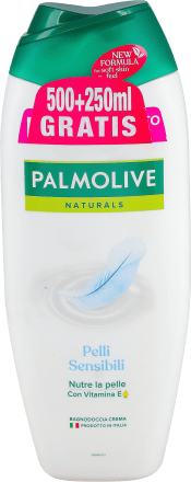 PALMOLIVE
NATURALS Gel za tuširanje za osetljivu kožu, 750 ml