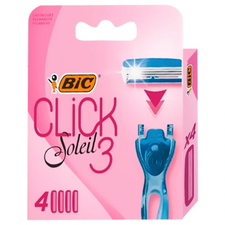 BIC3 CLICK Soleil dopune za ženski brijač, 4 kom