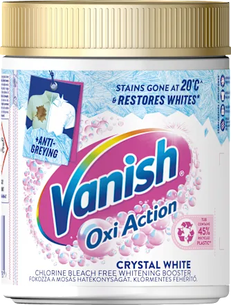 Vanish Oxi Action
Oxi Action odstranjivač fleka, 470 g