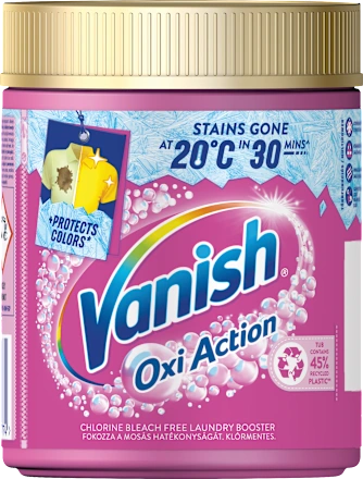 Vanish Oxi Action
Prašak za odstranjivanje fleka na vešu u boji, 470 g