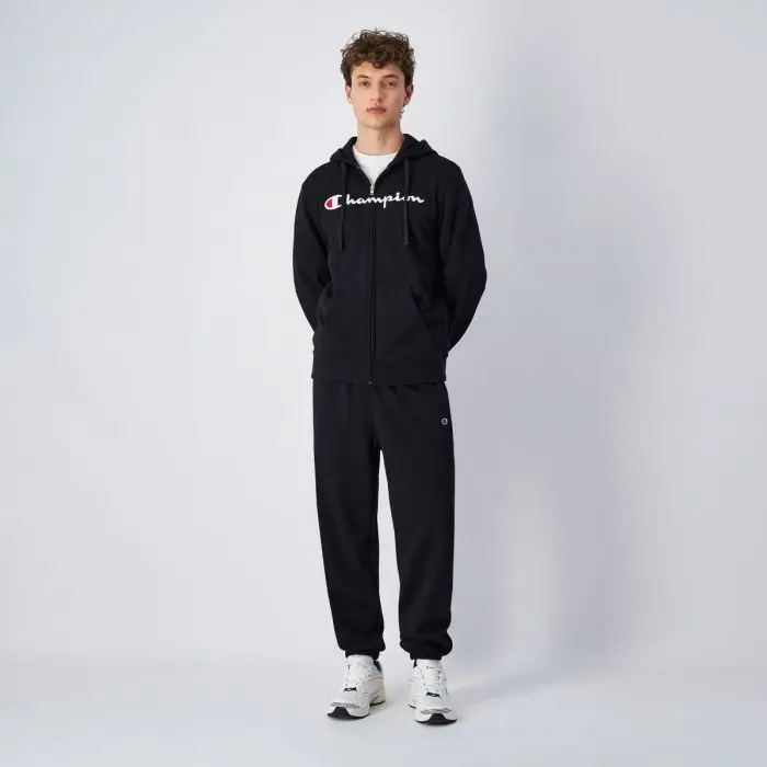 Full Zip Hoodie Sweatshirt Black - Champion