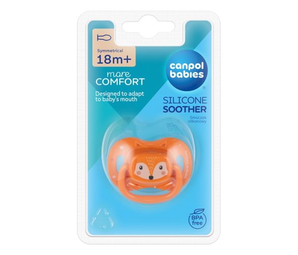 CANPOL BABIES SILIKONSKA VARALICA 18M+ CUTE ANIMALS ORANGE 34/926_ORA