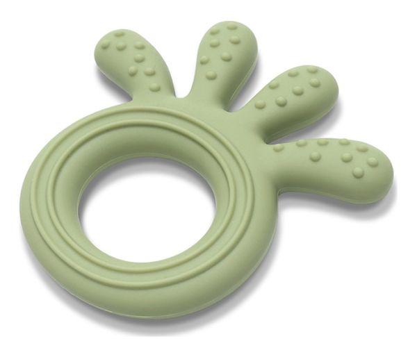 LORELLI SILIKONSKA GLODALICA ZA BEBE OCTOPUS NATURAL - FRESH GREEN