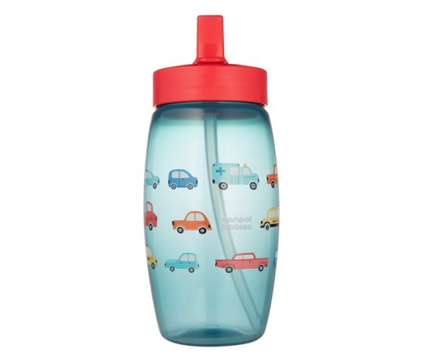 CANPOL BABIES SPORTSKA SOLJA SA SAVITLJIVIM KLJUNOM OD 400ML CARS 56/618_BLU