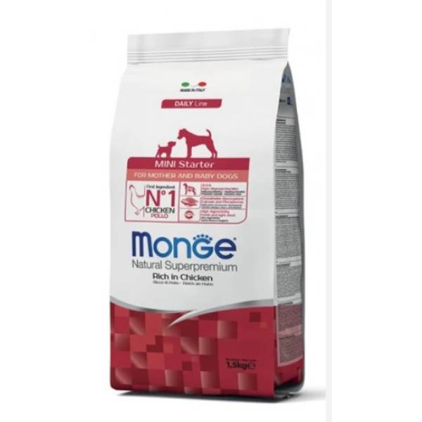 Monge Mini Starter, Mother and baby, piletina 1,5kg