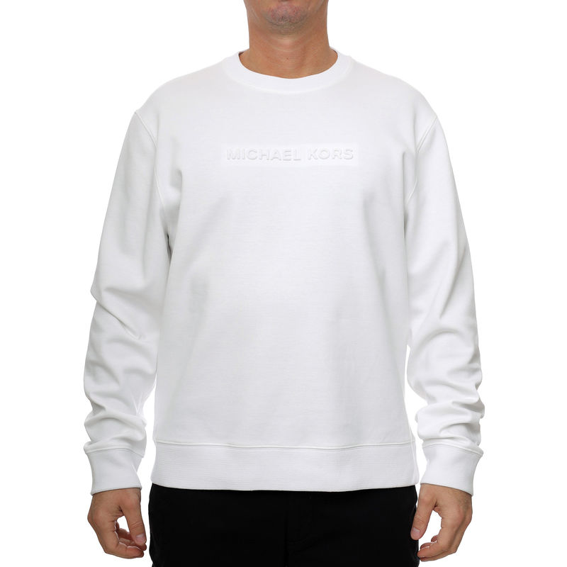 Muški duks Michael Kors Embossed Logo Crew