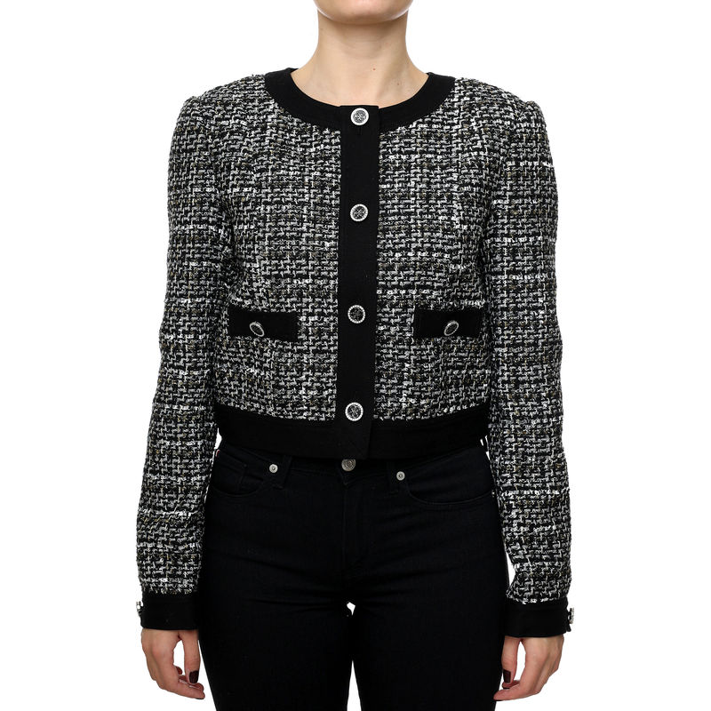 Ženska jakna Guess Yvonne Mix Denim Tweed Jacket