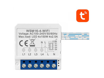 OEM Avatto WSM16-W4 Intelligent switch modul 4 channel white