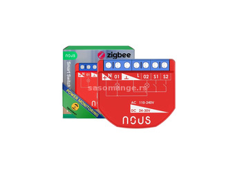 NOUS B3Z clever Tuya Zigbee mini consumption meter kapcsolórelé modul