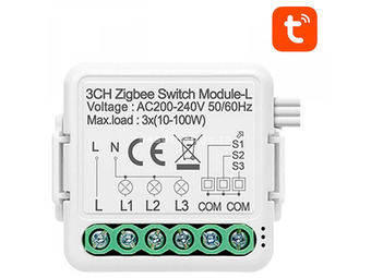 OEM Avatto N-LZWSM01-3 Intelligent switch modul 3 channel white