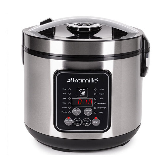 Kamille multicooker inox, 5l (6831)