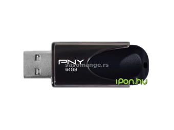 PNY Attaché 4 64GB USB 2.0 Black